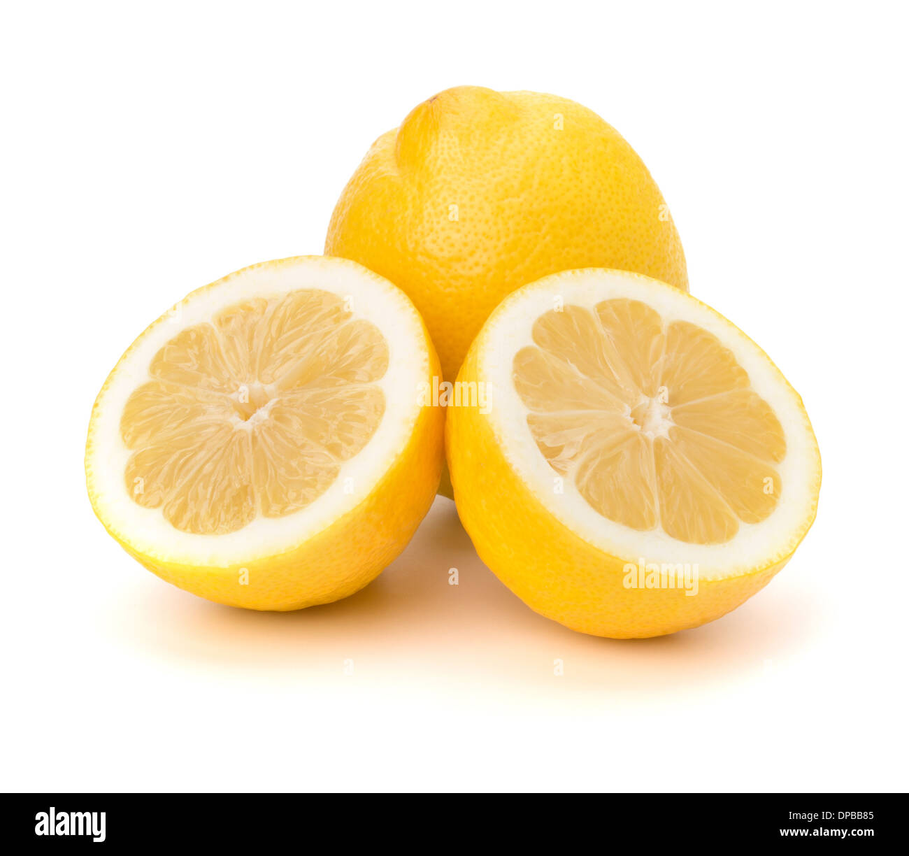 Lemon fruit isolated on white background Stock Photo - Alamy
