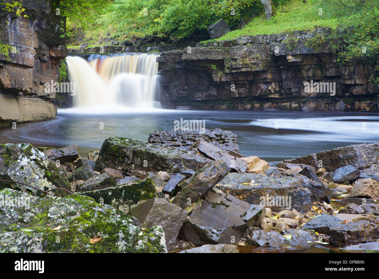 Kisdon Force, nr Keld, North Yorkshire, England Stock Photo - Alamy