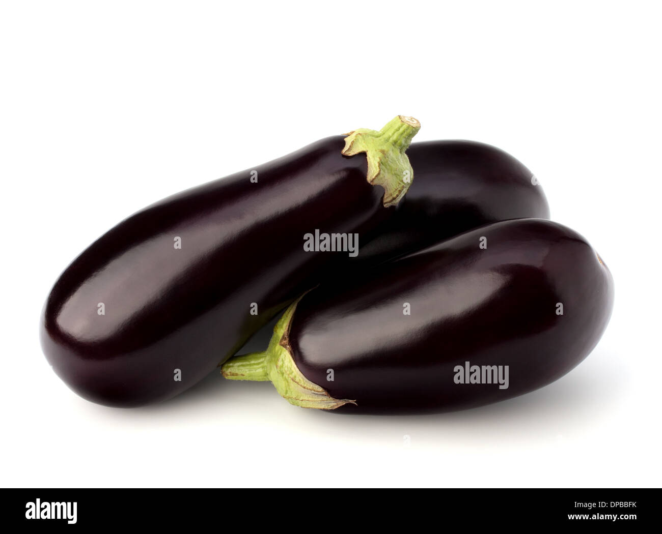 eggplant or aubergine vegetable on white background Stock Photo - Alamy