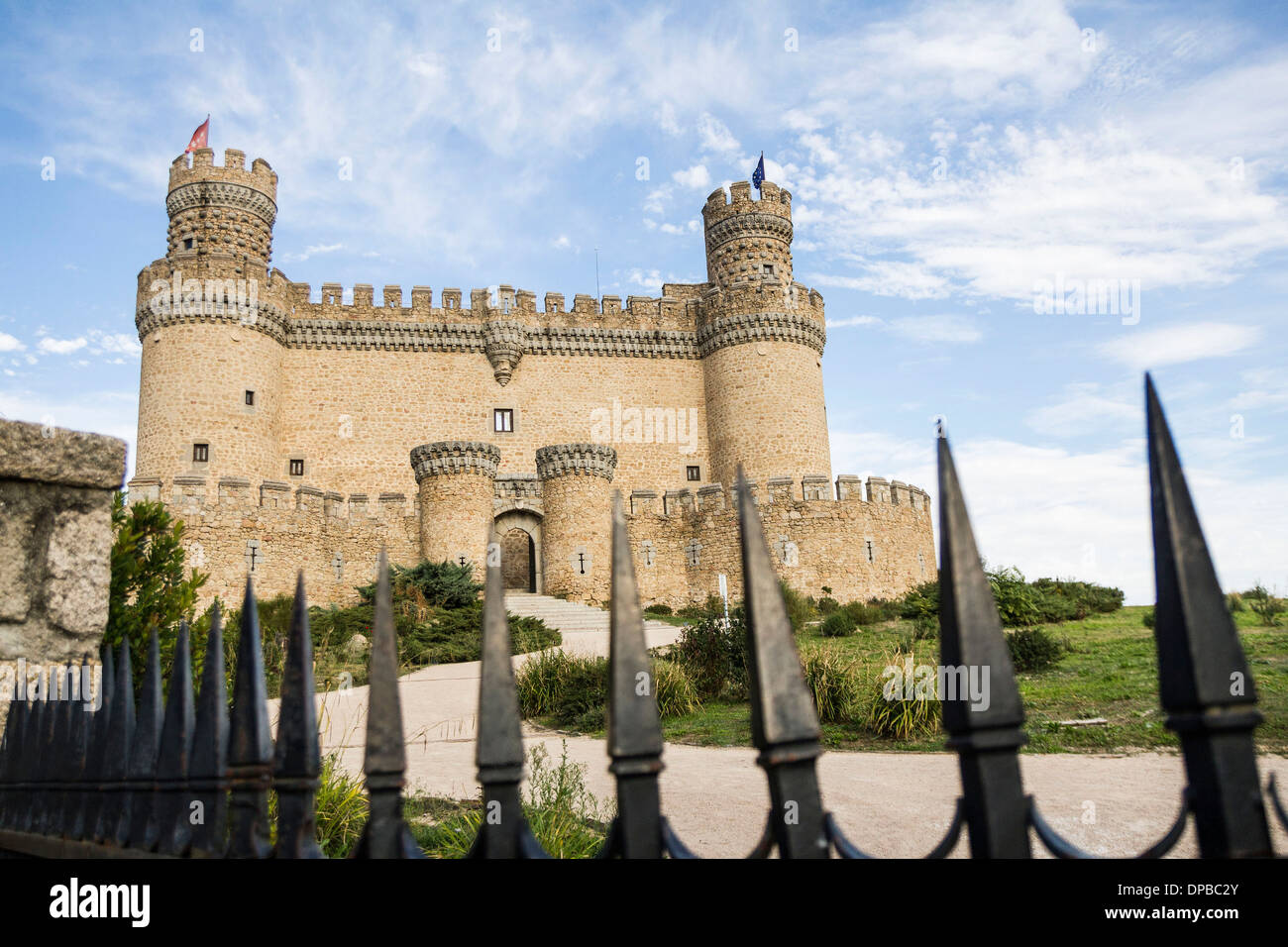 Castle of the mendoza manzanares hi-res stock photography and images ...