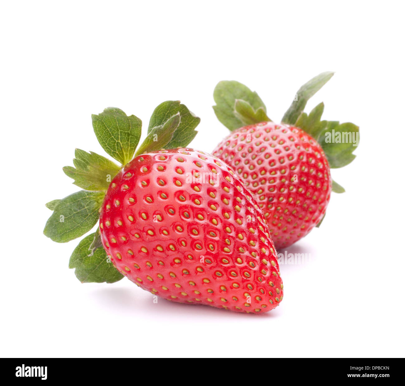 Strawberry isolated on white background cutout Stock Photo - Alamy