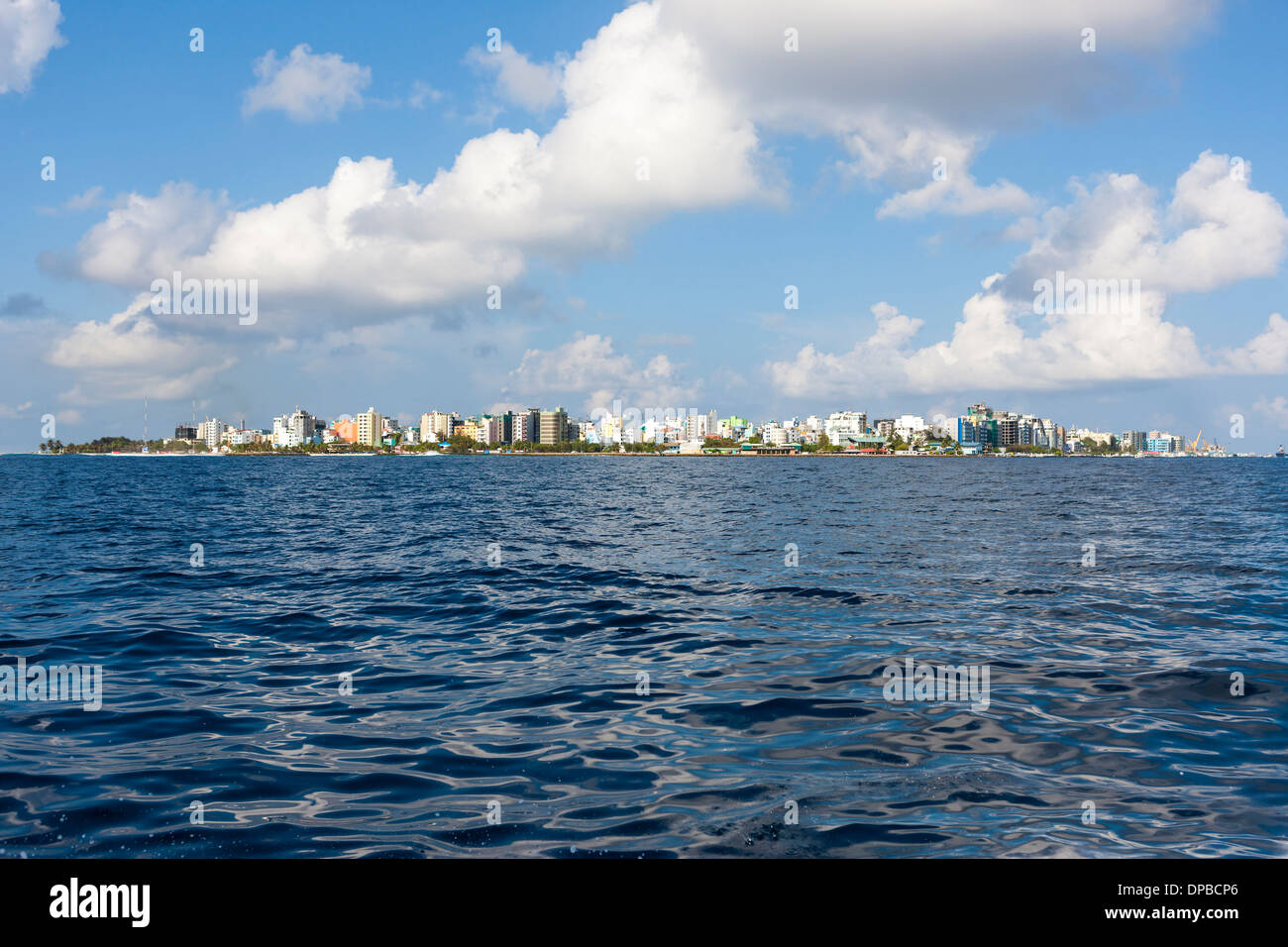 Maldives, View of Male Stock Photo - Alamy