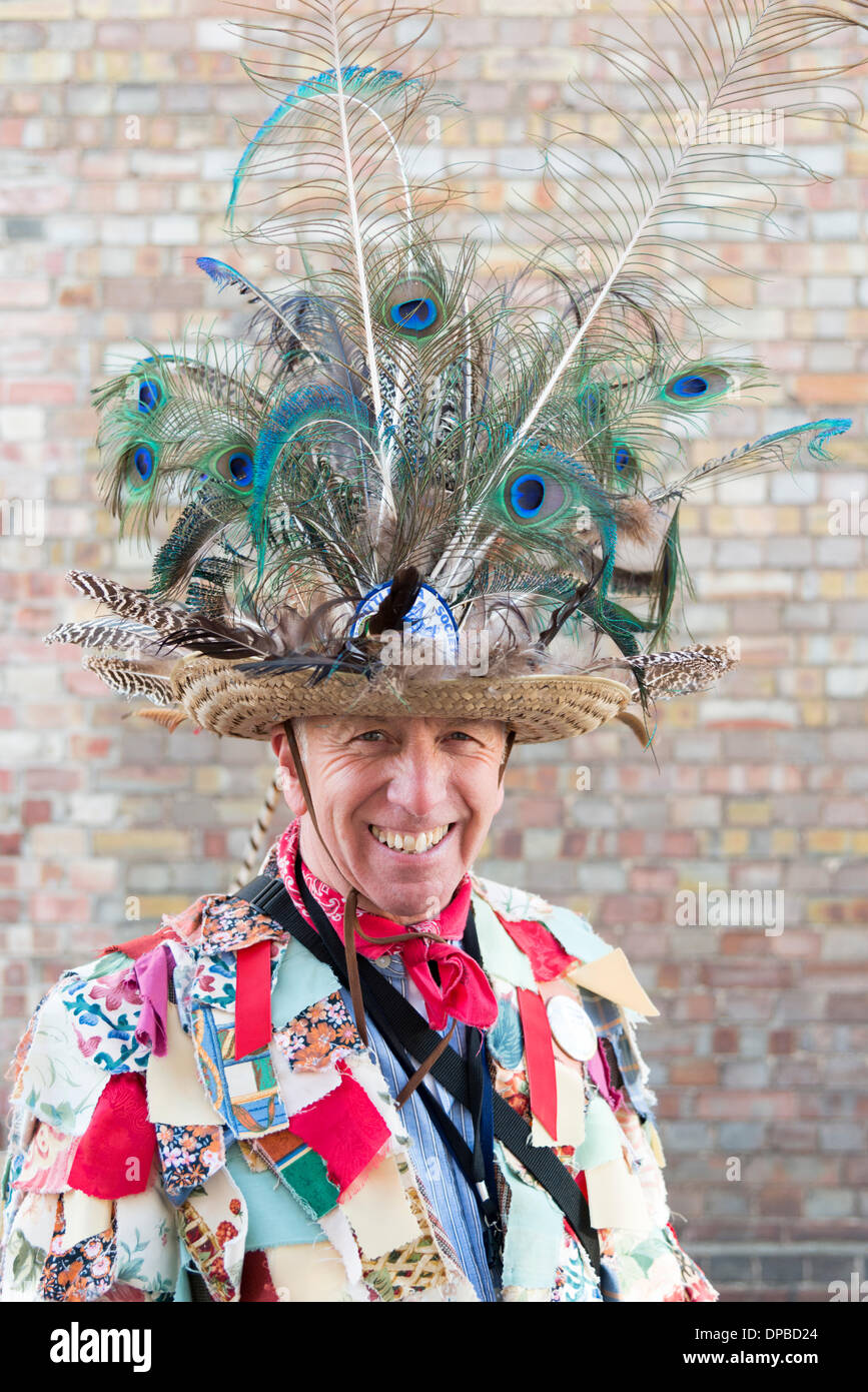 Whittlesey, Cambridgeshire, UK. 11th January 2014. Participants dressed ...