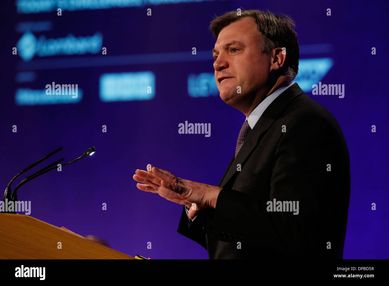 Shadow Chancellor of the Exchequer Ed Balls MP at the EEF Conference at ...