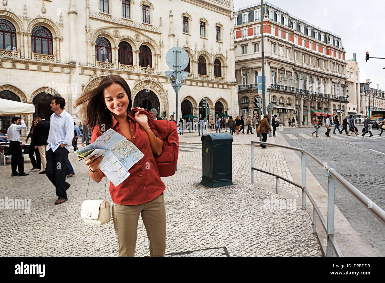 Map of lisboa hi-res stock photography and images - Alamy
