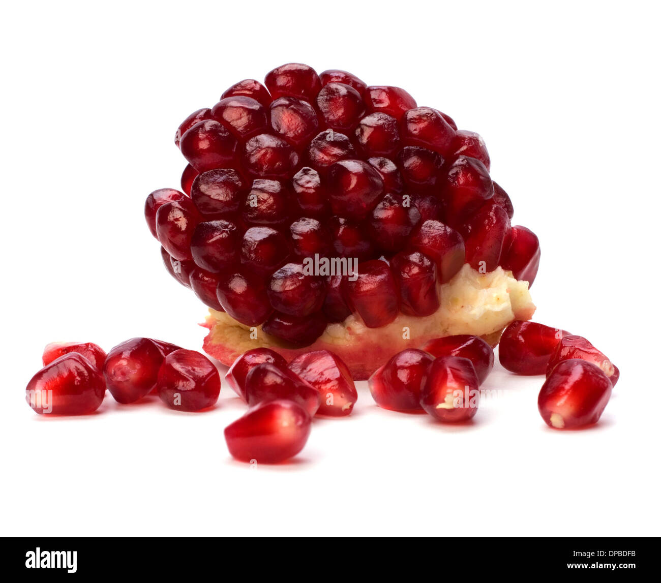 pomegranate isolated on white background Stock Photo - Alamy