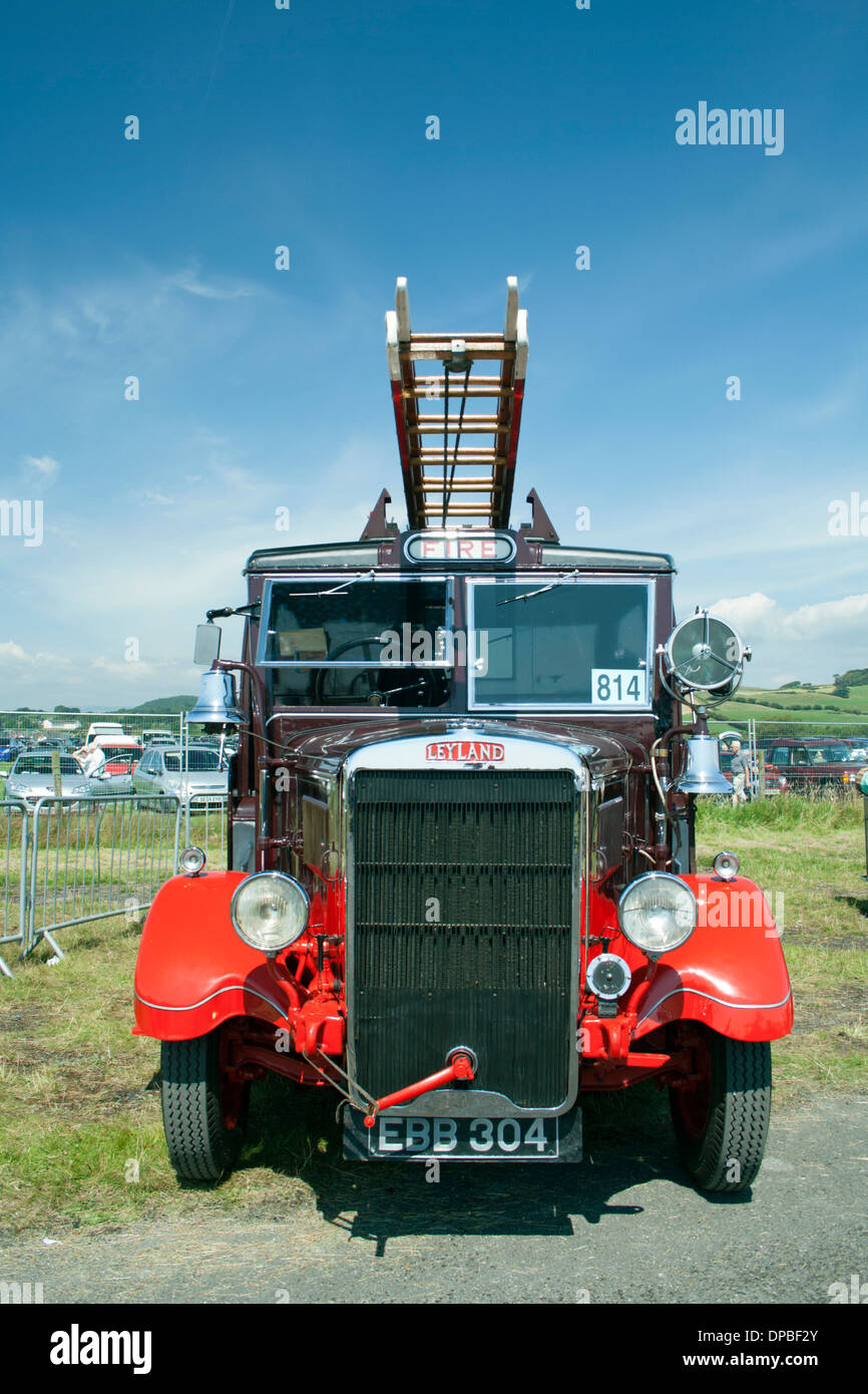 Leyland Fire Engine Stock Photo - Alamy