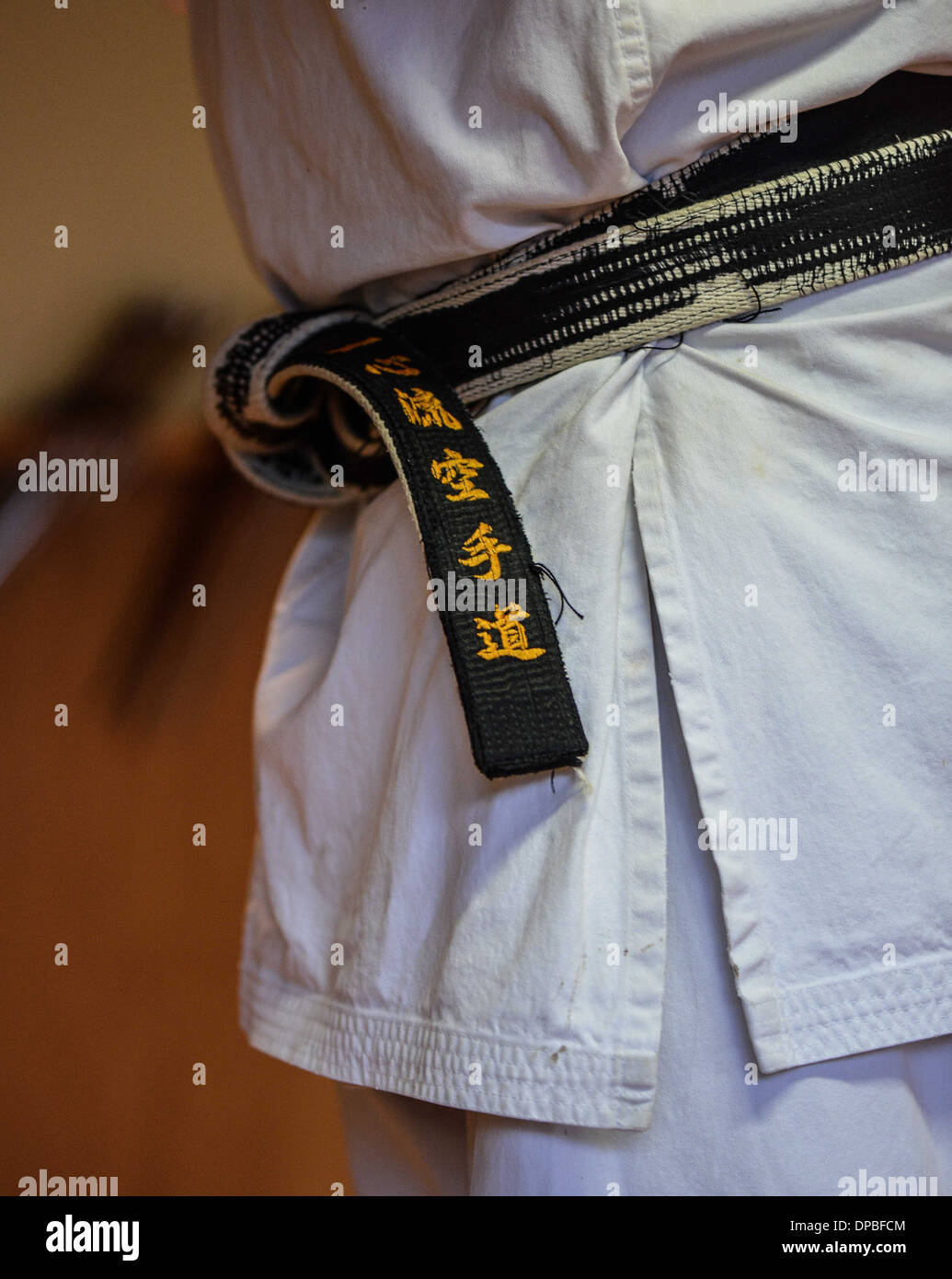Isshinryu black belt Stock Photo - Alamy