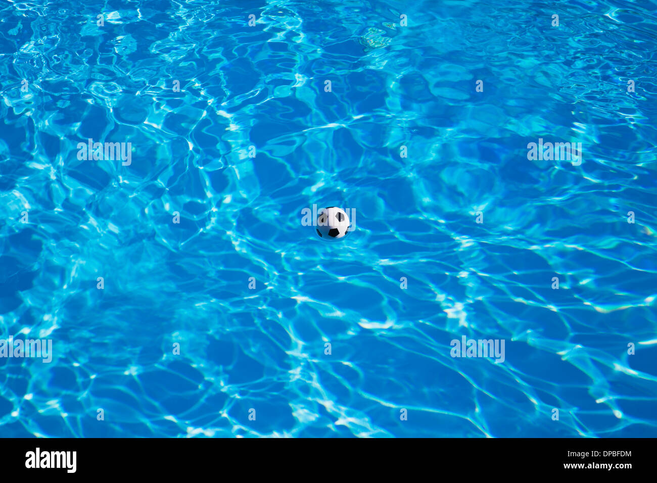 Floating soccer ball in water hi-res stock photography and images - Alamy