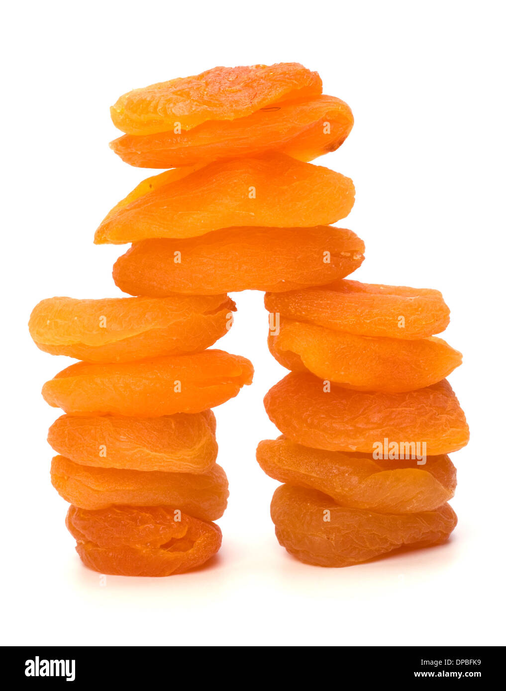 dried apricots isolated on white background Stock Photo - Alamy