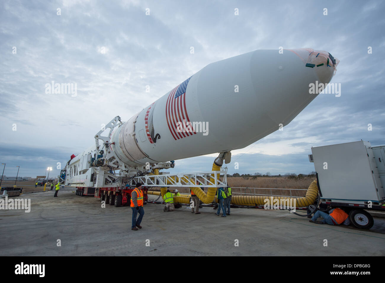 The Antares rocket rollout at Wallops Flight Facility (WFF) marked a ...