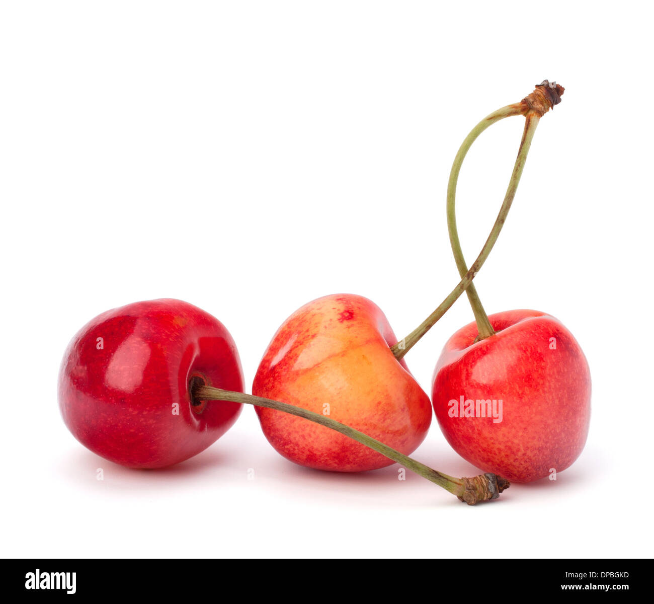 Cherry isolated on white background Stock Photo - Alamy
