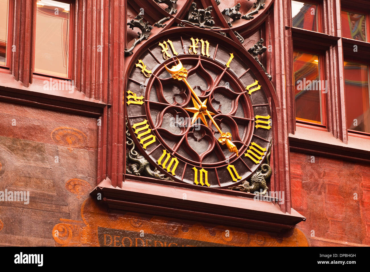Town hall clock basel switzerland hi-res stock photography and images ...