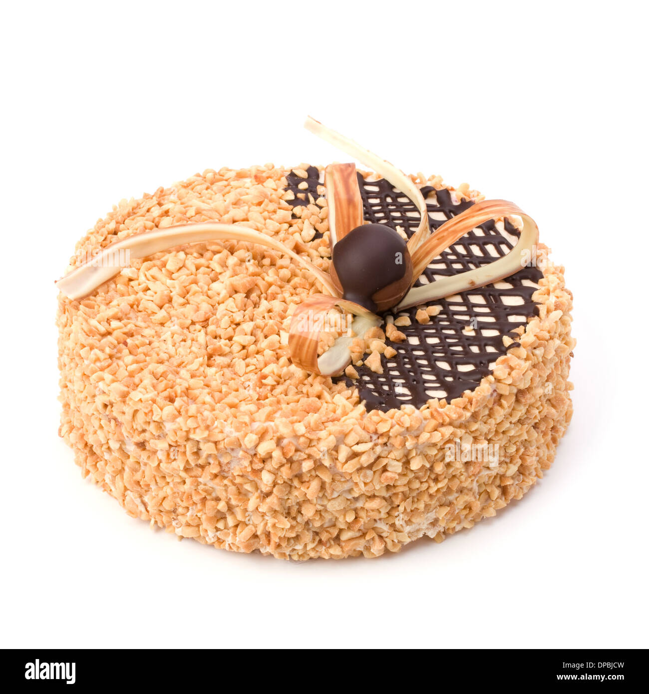 cream cake isolated on white background Stock Photo - Alamy