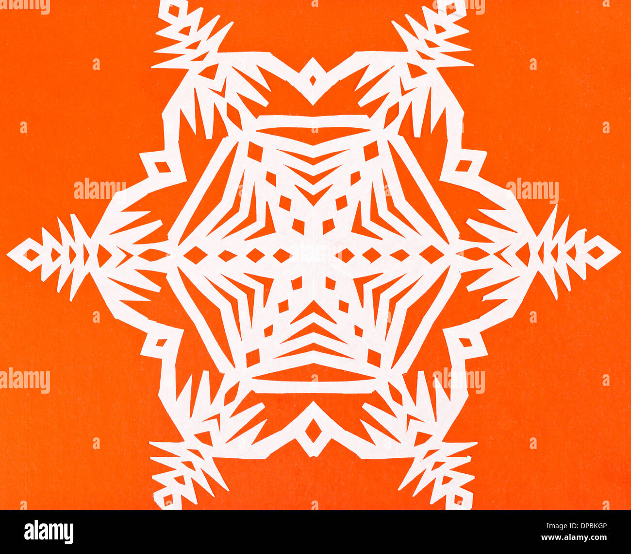 Cutout snowflake hi-res stock photography and images - Alamy