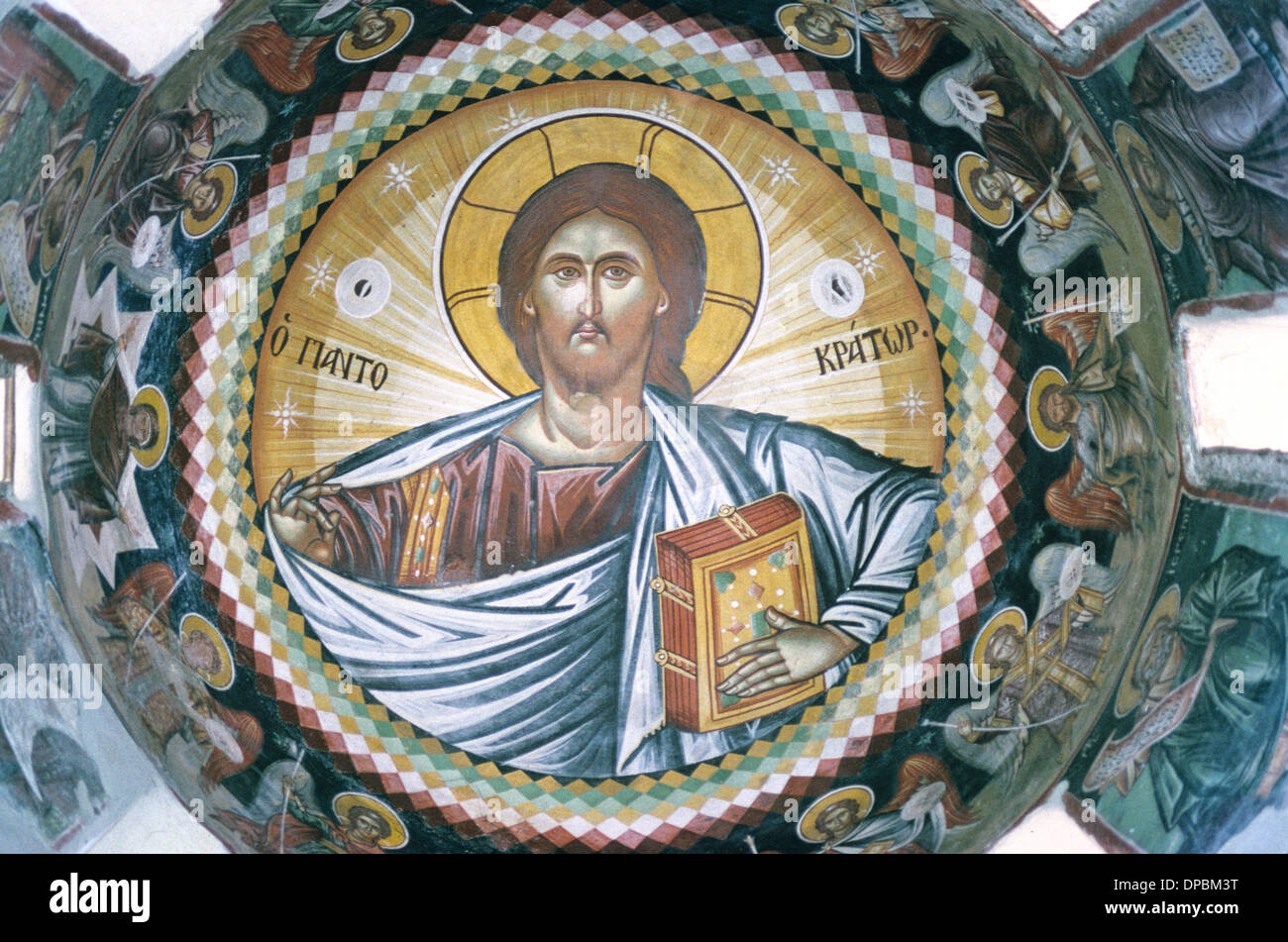 Jesus christ pantocrator fresco hi-res stock photography and images - Alamy