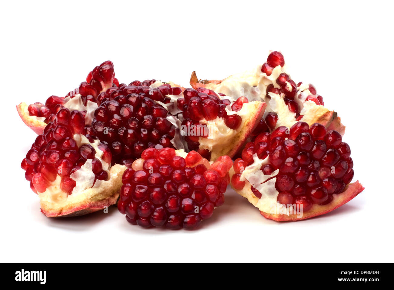 pomegranate isolated on white background Stock Photo - Alamy