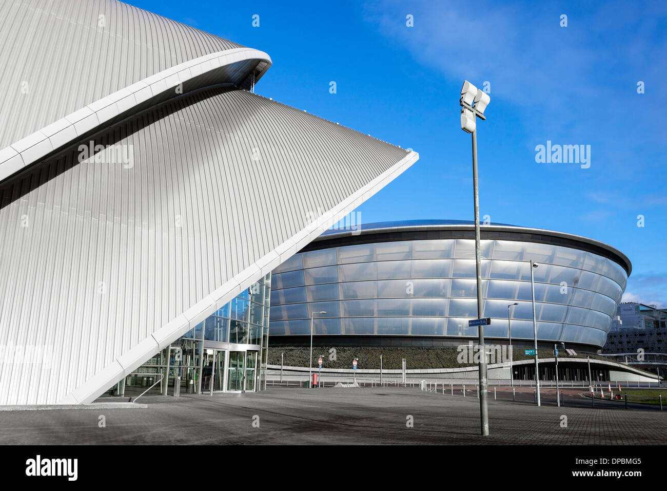 SEC conference centre entrance with the Hydro concert hall behind ...