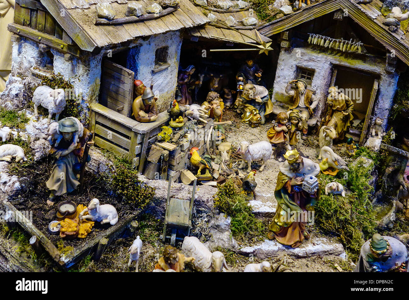 Christmas crib nativity scene hi-res stock photography and images - Alamy