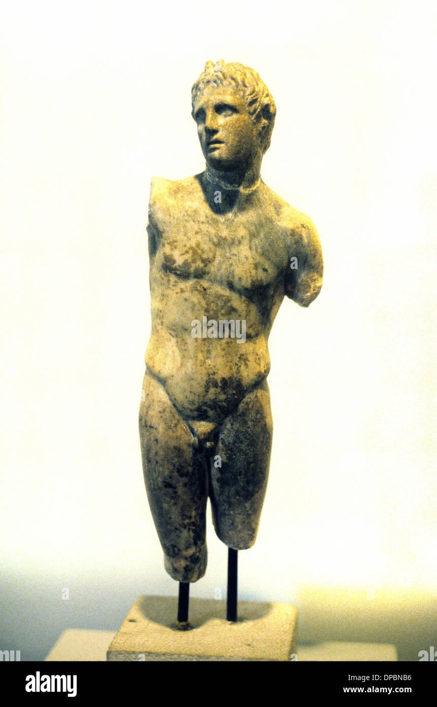 Bronze Statue of Alexander the Great from Pella Macedonia Greece Stock ...