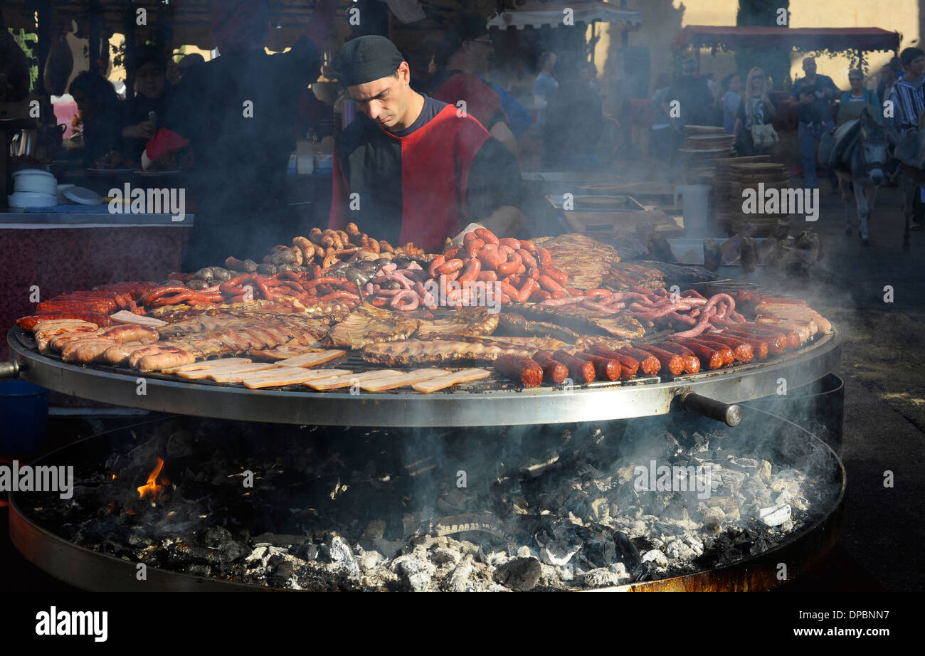 Giant circular barbecue hi-res stock photography and images - Alamy