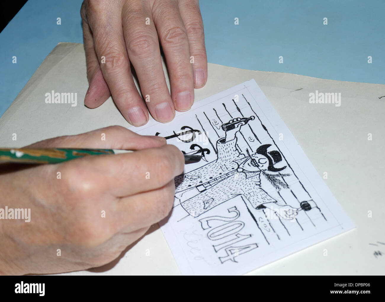 Cartoonist hi-res stock photography and images - Alamy