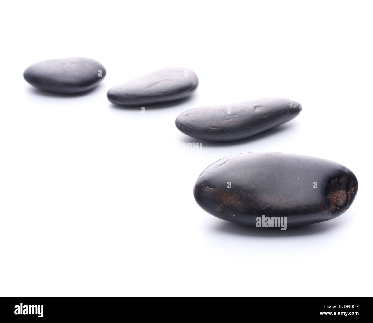 Zen pebbles. Stone spa and healthcare concept Stock Photo - Alamy
