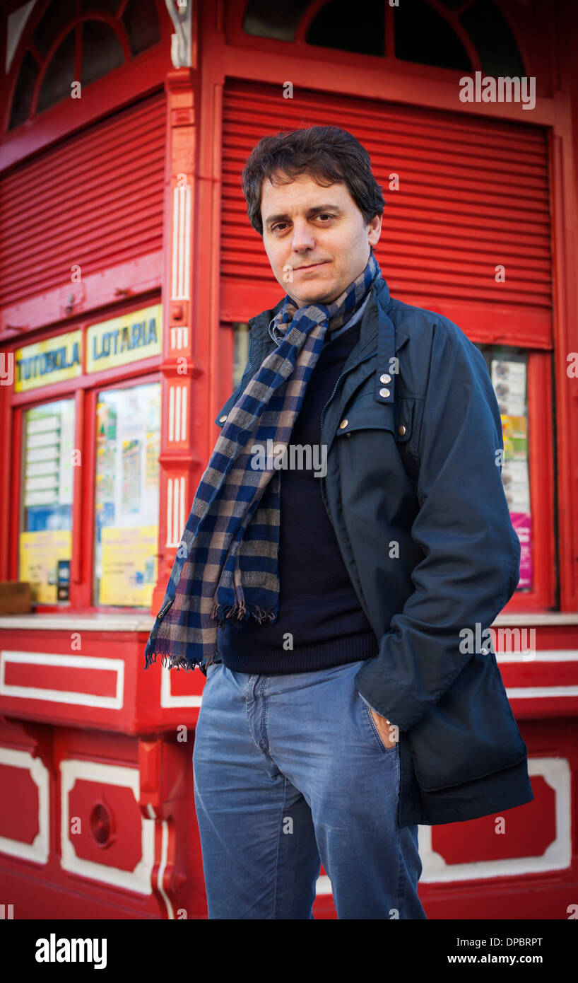 Spanish writer Domingo Villar, Lisbon, Portugal Stock Photo - Alamy