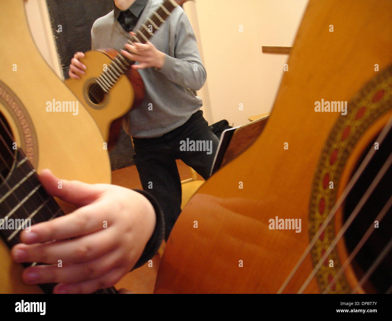 School children musical instruments hi-res stock photography and images ...