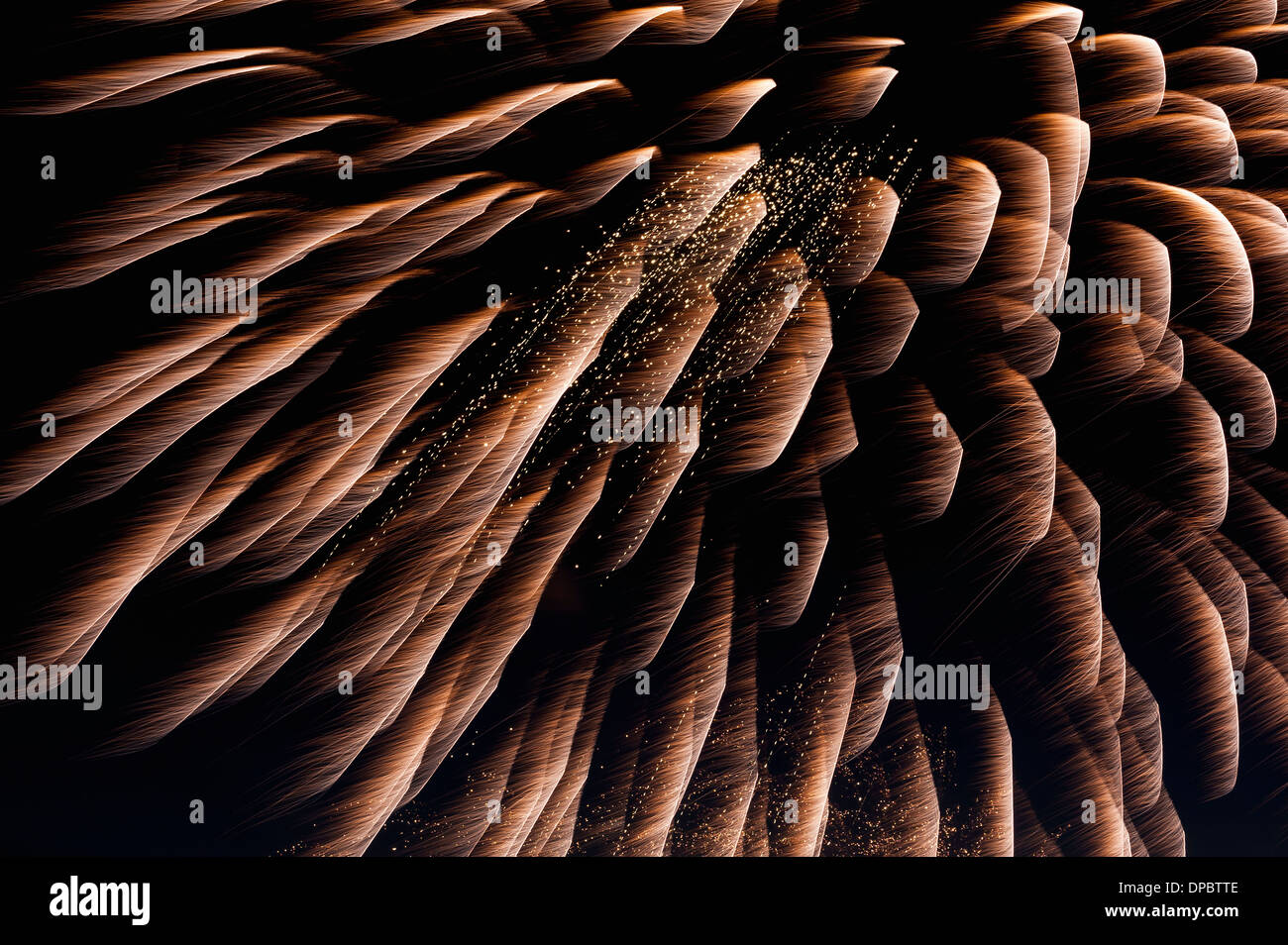 Fireworks exploding in the sky at night Stock Photo - Alamy