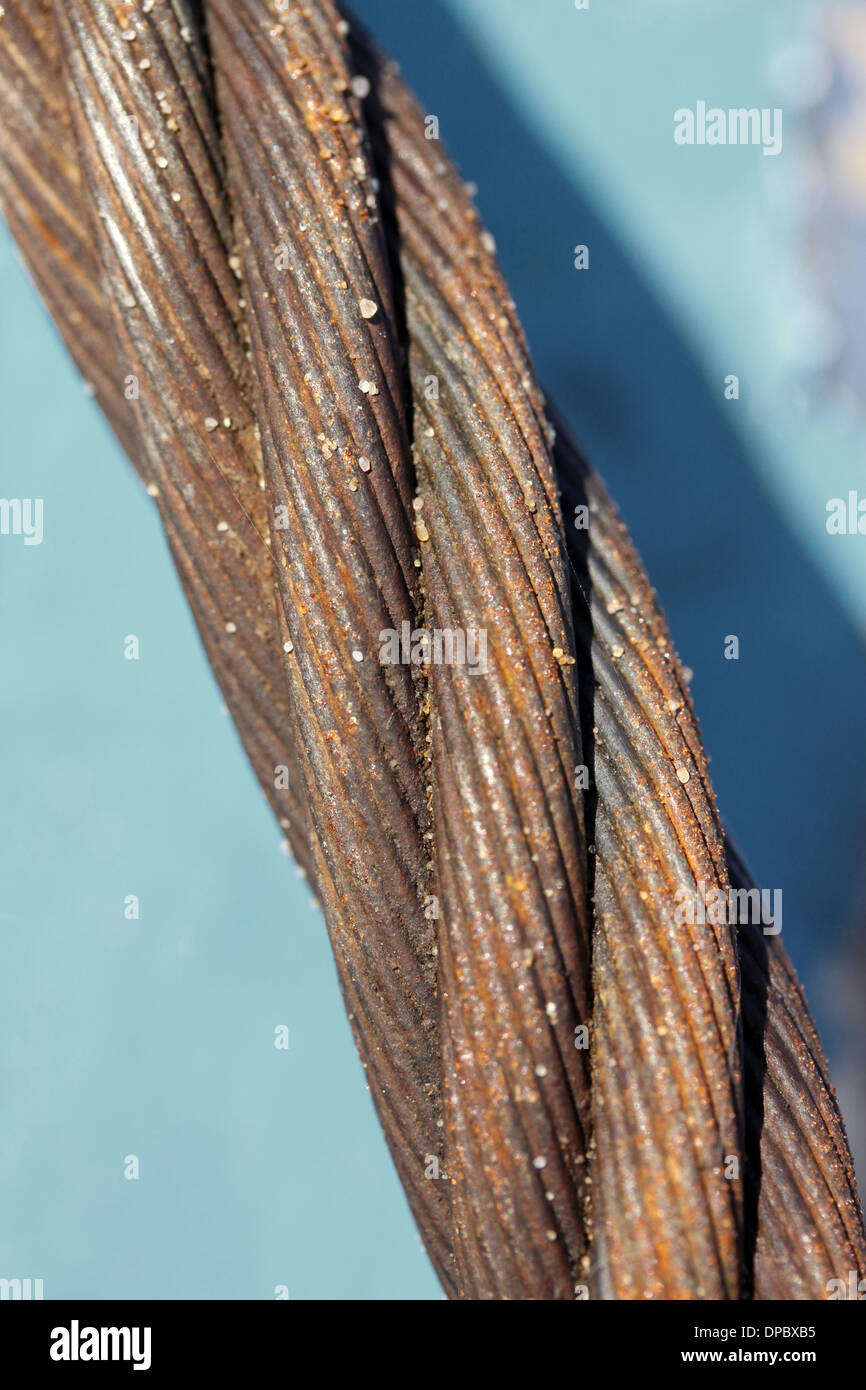 Rope sand rust rusty shadow hi-res stock photography and images - Alamy