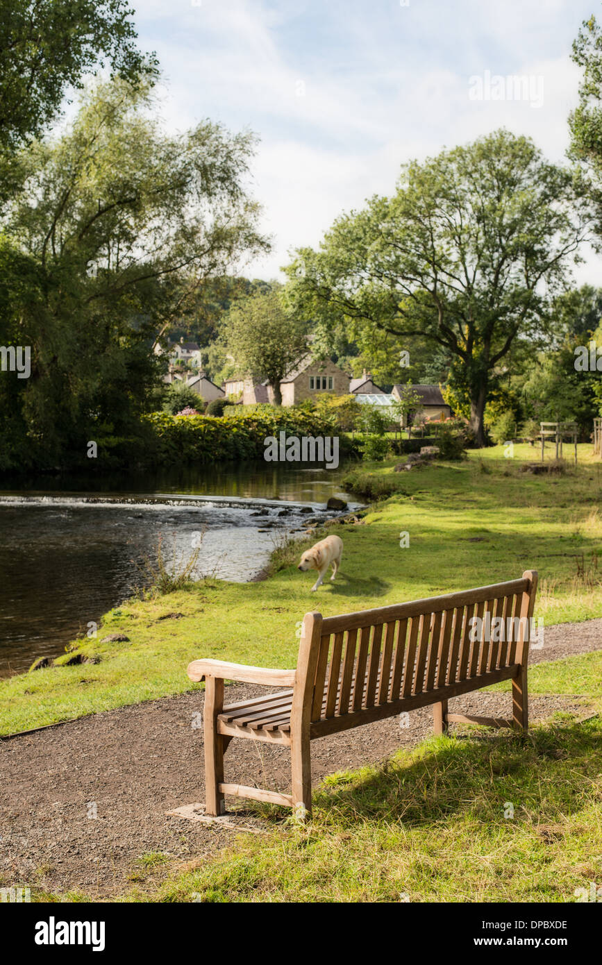 Bench overlooking water hi-res stock photography and images - Alamy