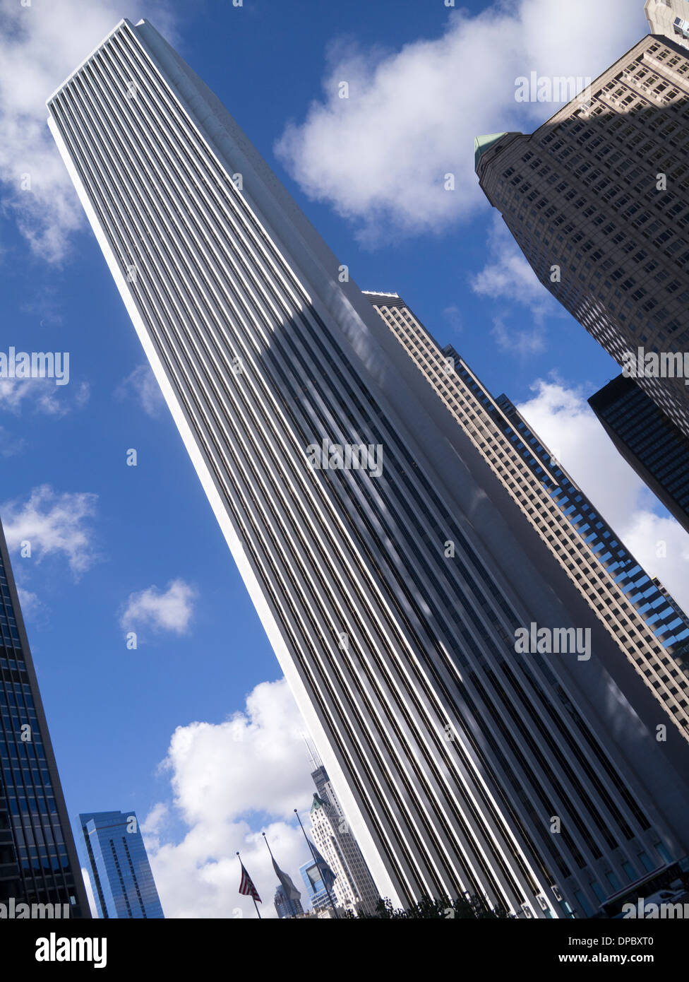 Aqua, an iconic residential block in Chicago, Illinois Stock Photo - Alamy