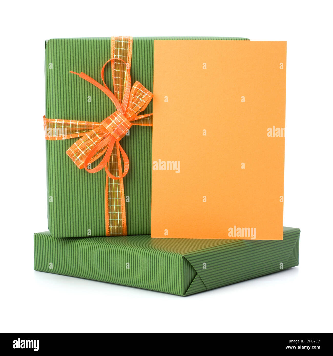Christmas greeting card orange Cut Out Stock Images & Pictures - Alamy