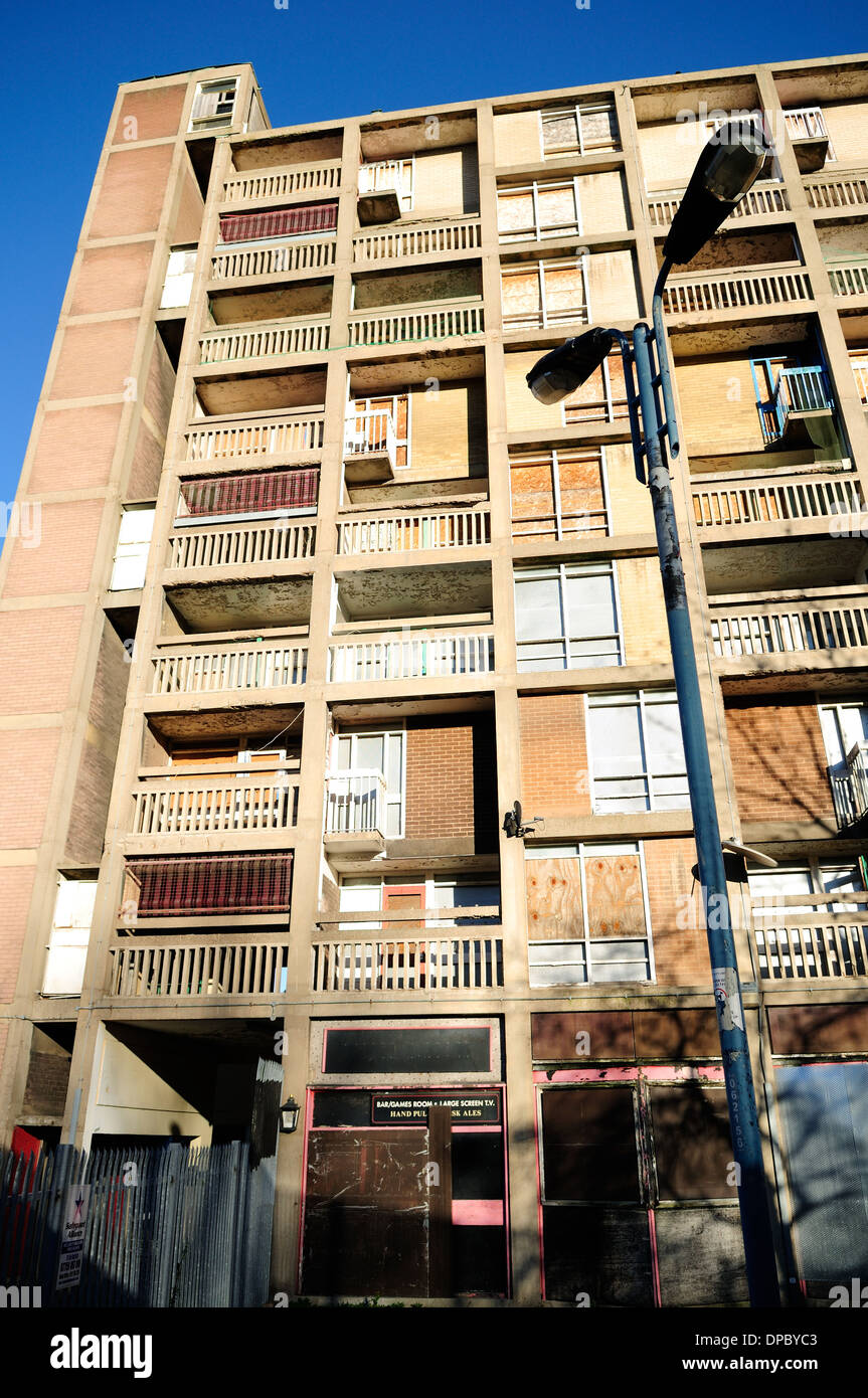 Park Hill Estate,Sheffield.Under Redevelopment Via Urbansplash Stock ...