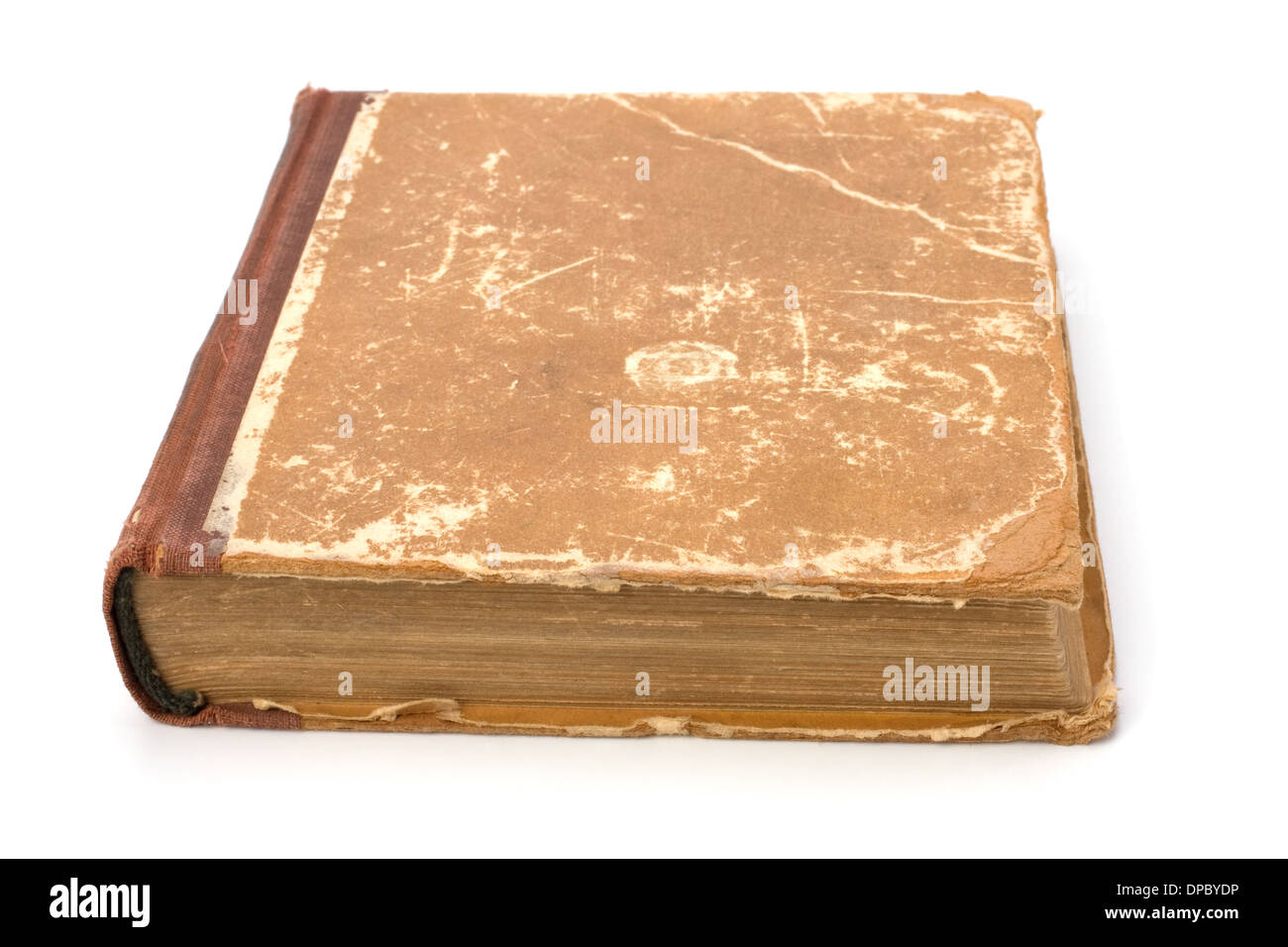 tattered book isolated on white background Stock Photo - Alamy