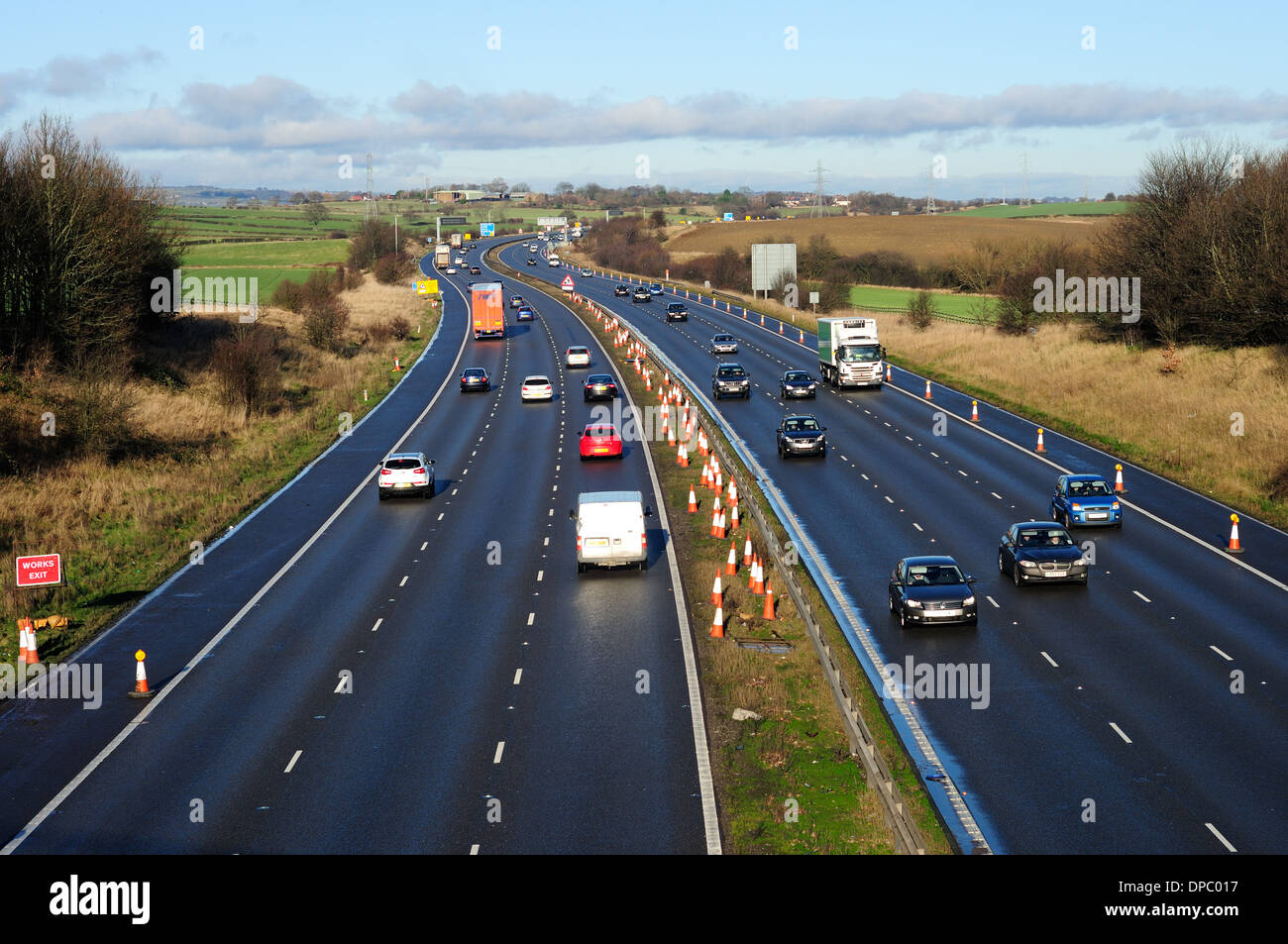 Hard shoulder motorways hi-res stock photography and images - Alamy