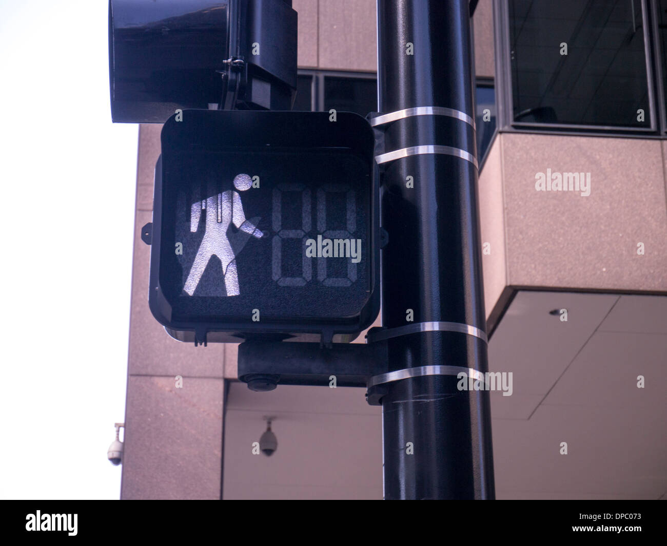 Walk sign for pedestrians, Chicago, USA Stock Photo - Alamy