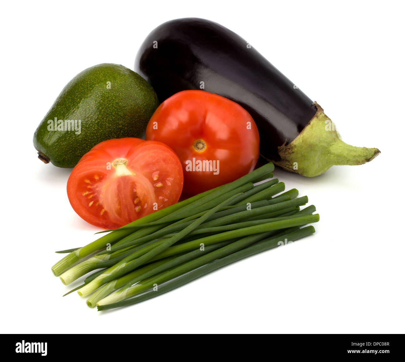 vegetables isolated on white background Stock Photo - Alamy