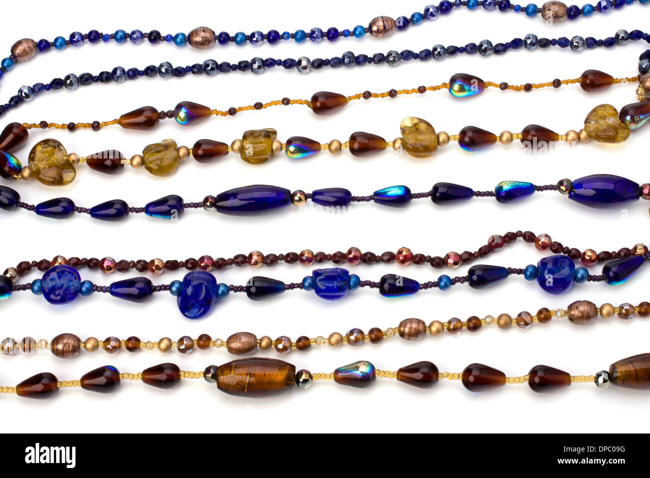 colourful beads background on white Stock Photo - Alamy