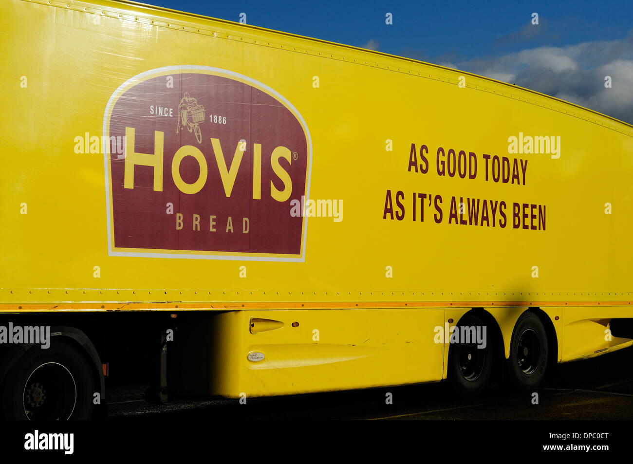 Hovis Bread Delivery Lorry Stock Photo - Alamy