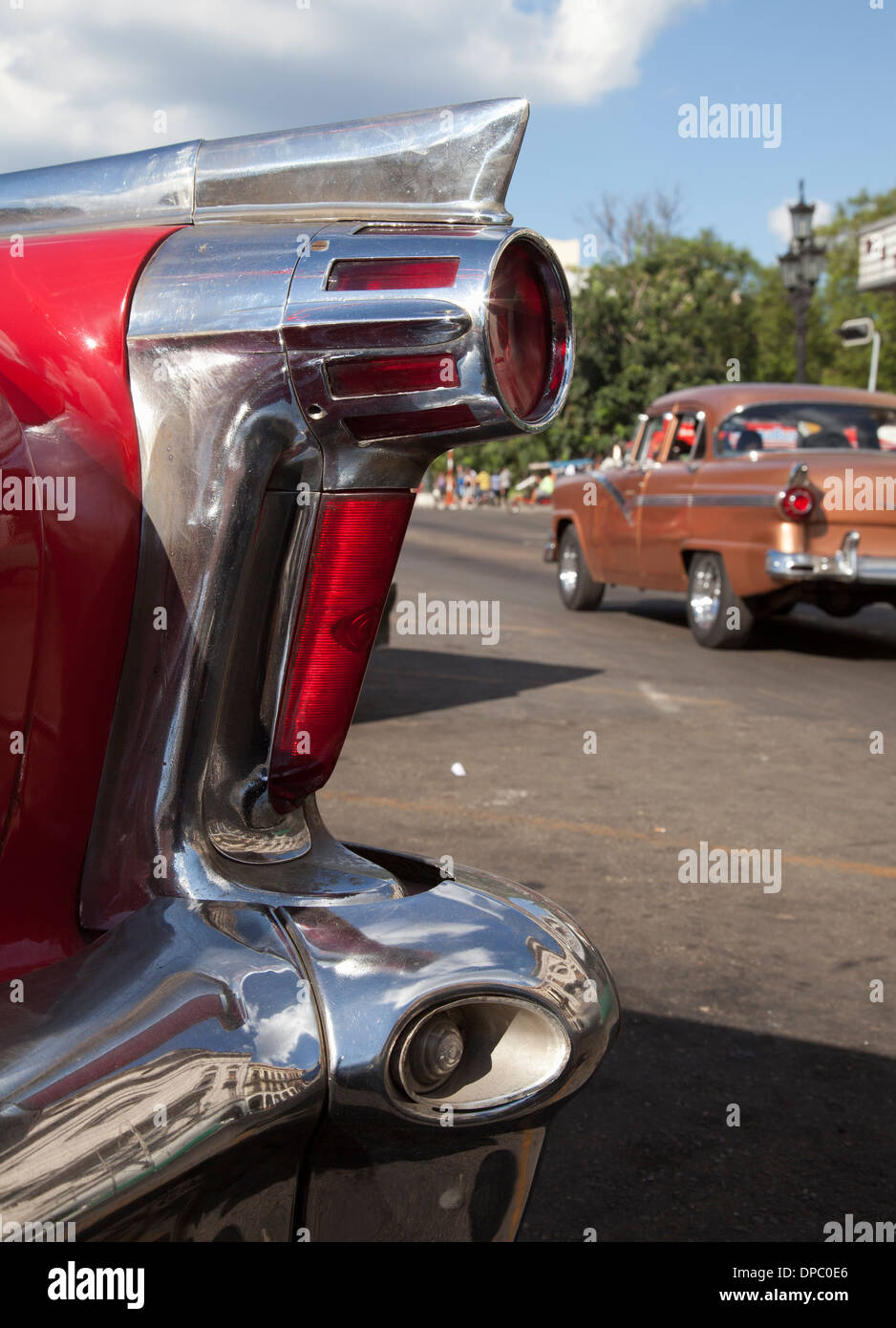 Classic American car in Havana, among an estimated 60,000 pre-embargo ...