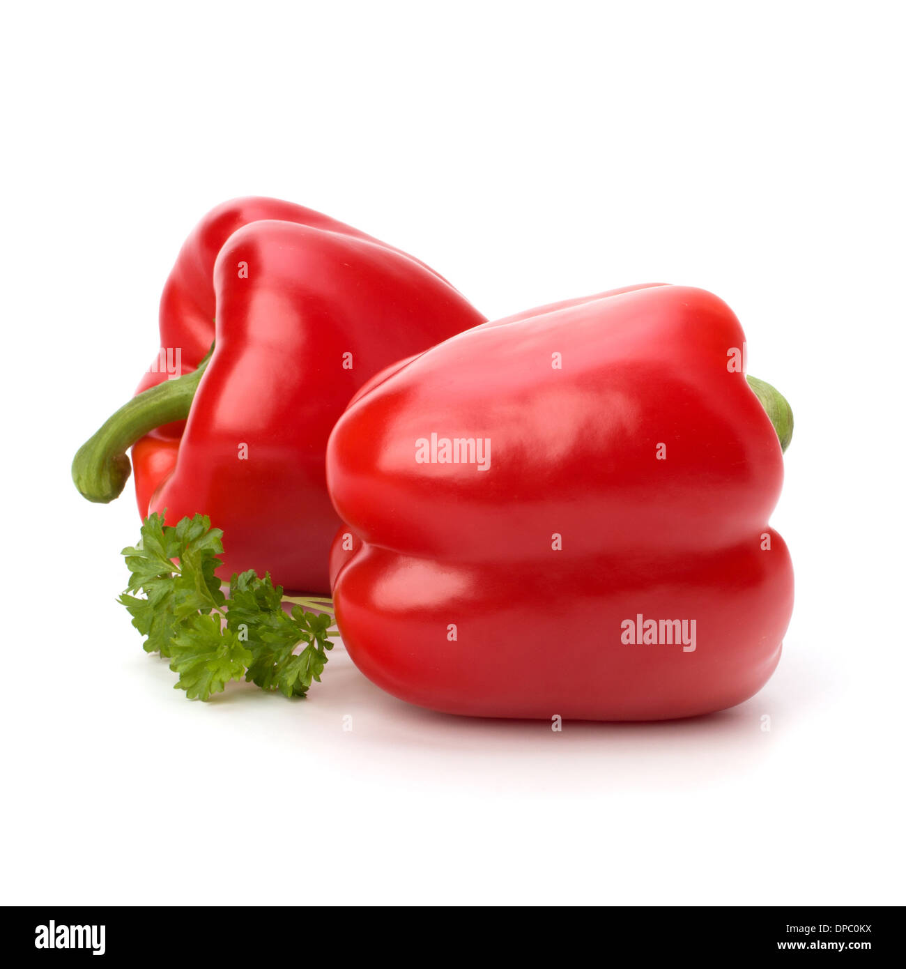 red pepper isolated on white background Stock Photo - Alamy