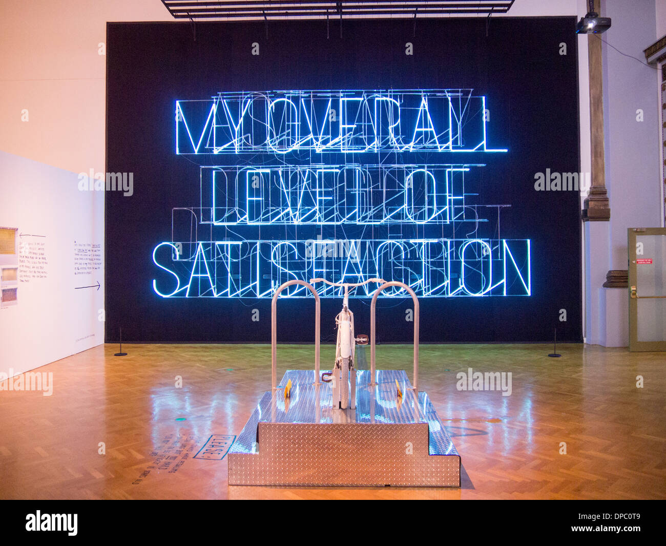 Stefan Sagmeister, the Happy Show at the Cultural Center, Chicago Stock ...