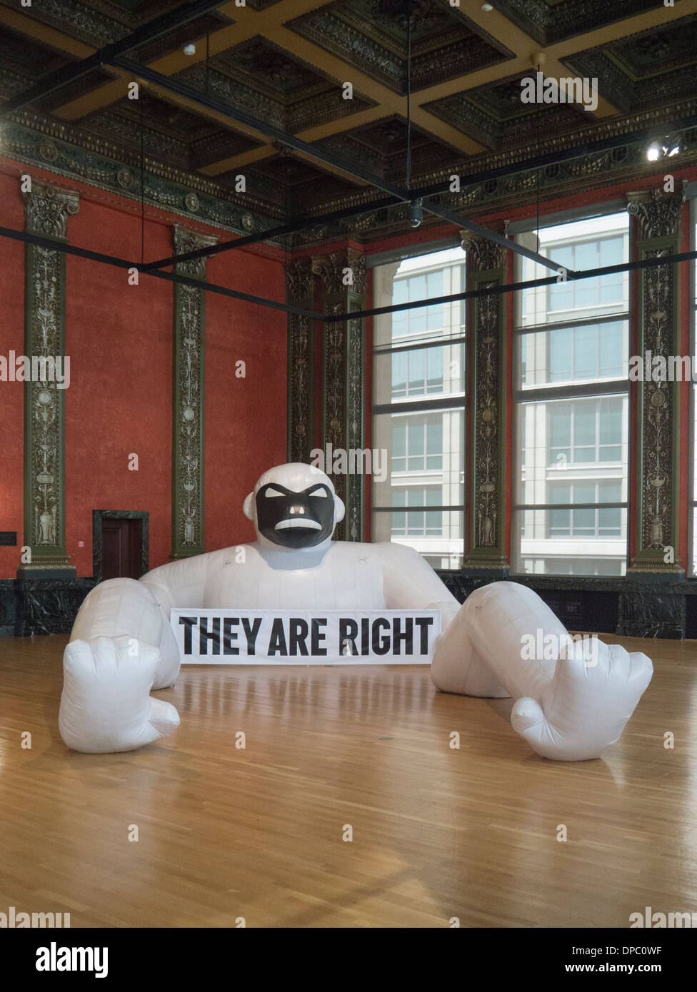 Stefan Sagmeister, the Happy Show at the Cultural Center, Chicago Stock ...
