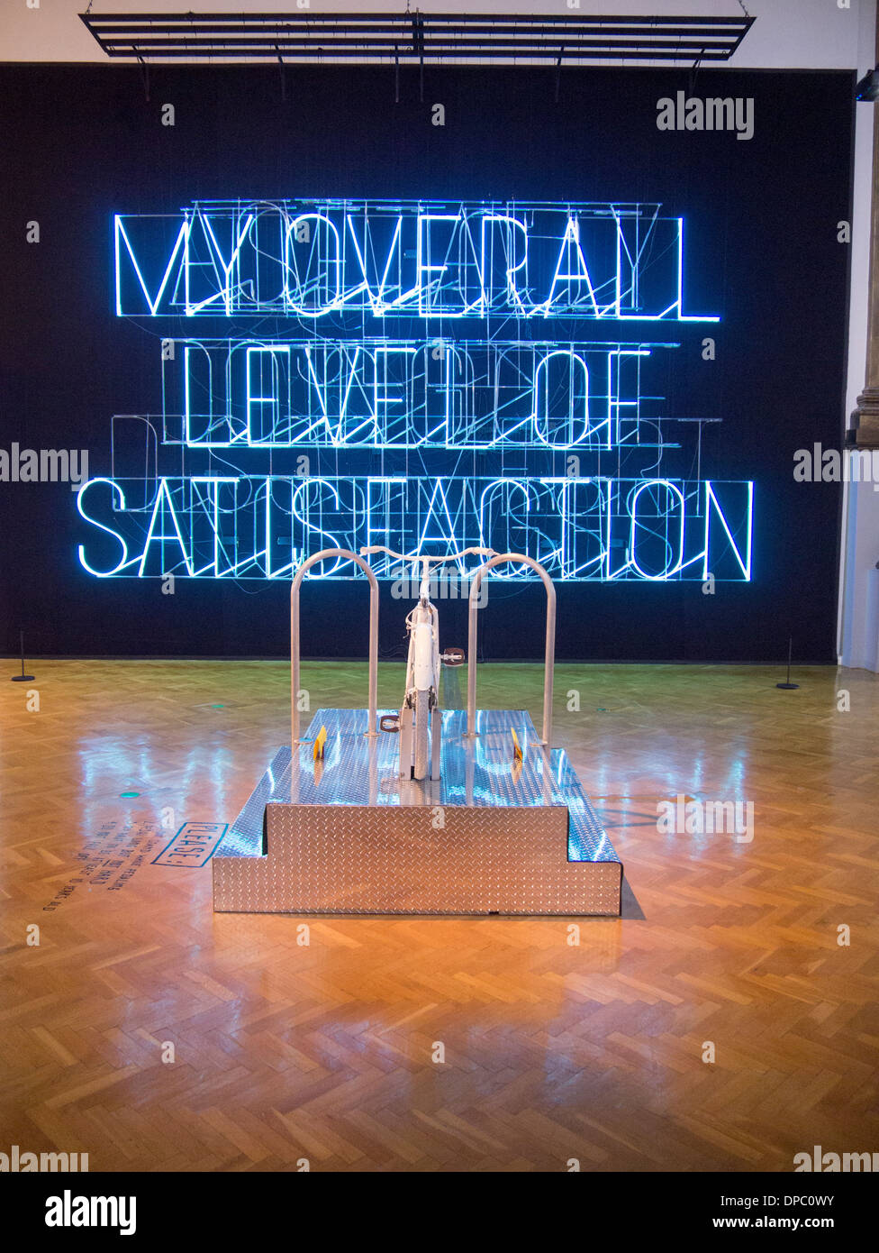 Stefan Sagmeister, the Happy Show at the Cultural Center, Chicago Stock ...