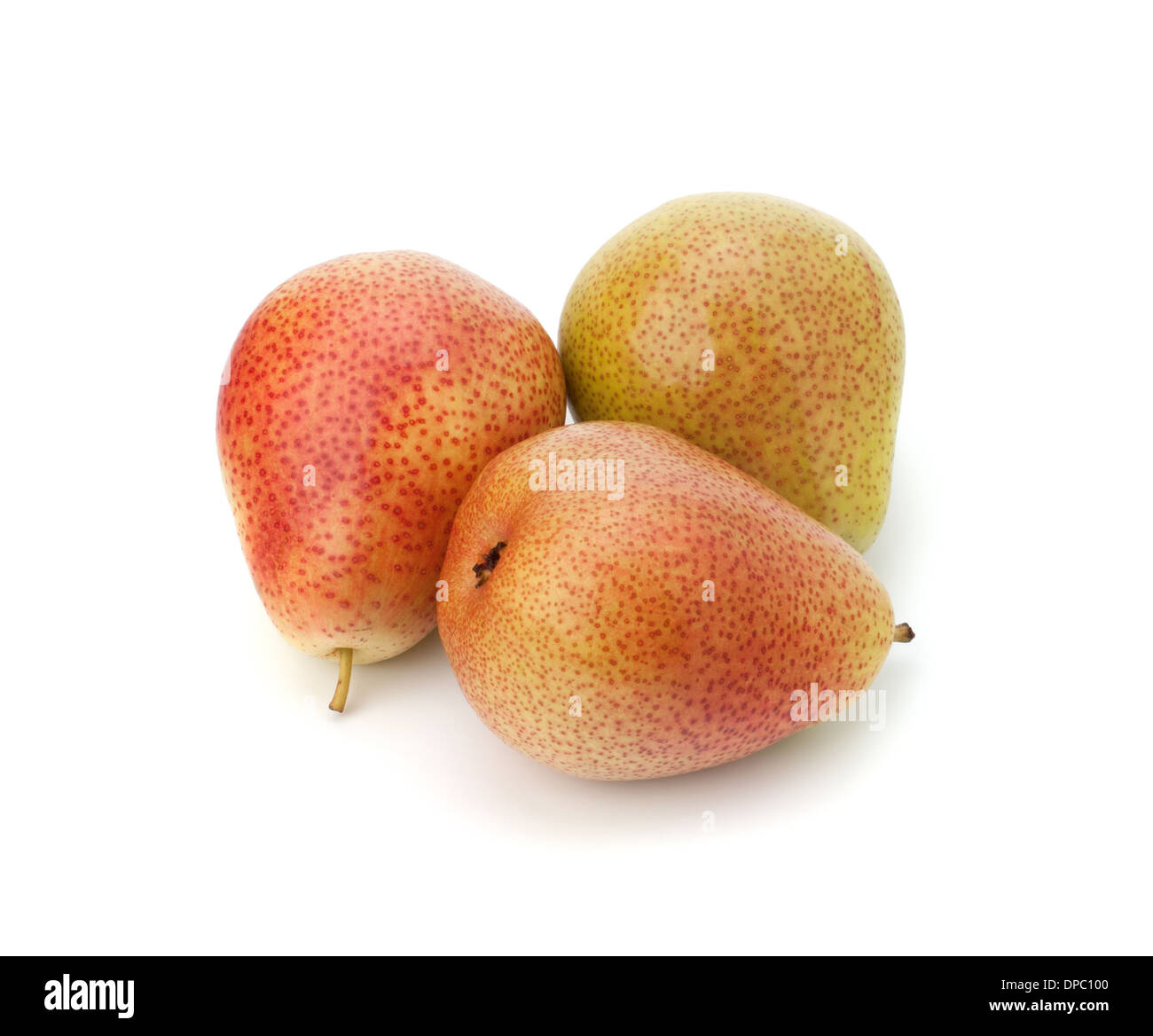 Pear fruits isolated on white background Stock Photo - Alamy
