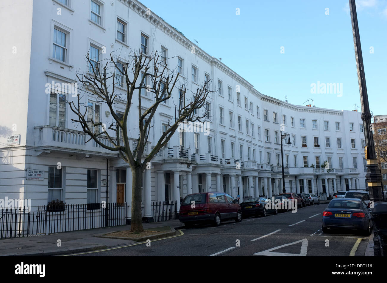 cumberland street pimlico city of westminster london sw1 uk 2014 Stock ...