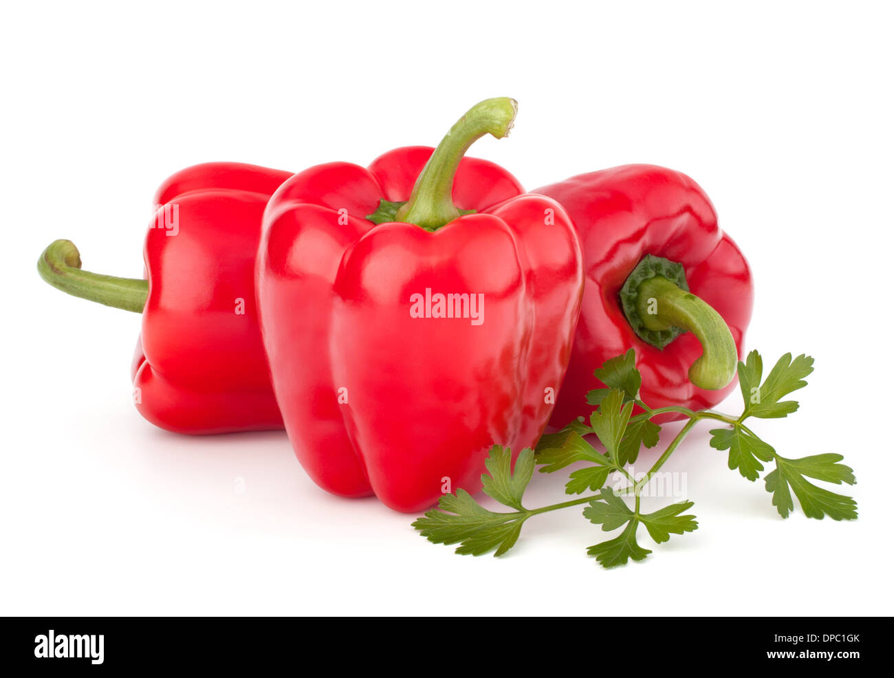 red pepper isolated on white background Stock Photo - Alamy