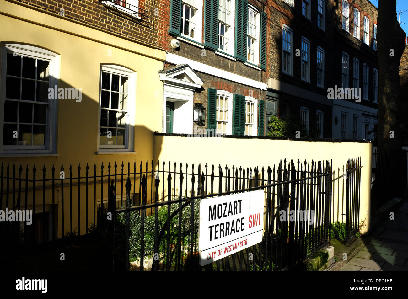 mozart terrace pimlico city of westminster london sw1 uk 2014 Stock ...
